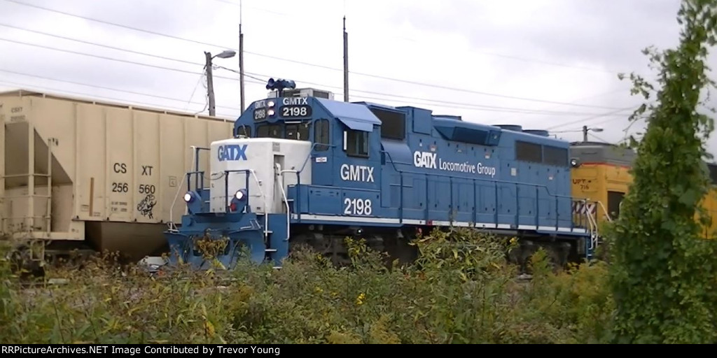 GMTX 2198, UPY 716 switching Belvidere, IL 10.2.2014
